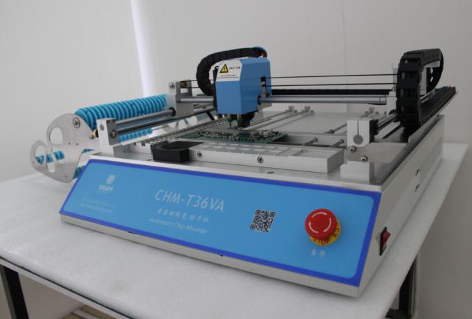 CHM-T36VA Dual Vision Cameras , PC Control SMT Pick And Place Machine ...