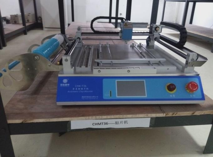 Desktop CHMT36 SMD Pick And Place Machine , LED Smd Mounting Machine ...