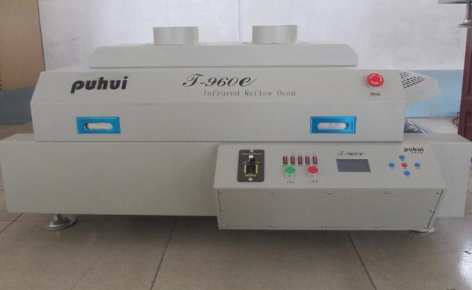 T960E Benchtop LED / Infrared SMT Reflow Oven BGA Infrared SMD Rework ...