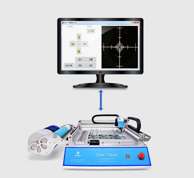 Economic CHMT36VA SMT Pick And Place Machine Top & Bottom Camera PC Control