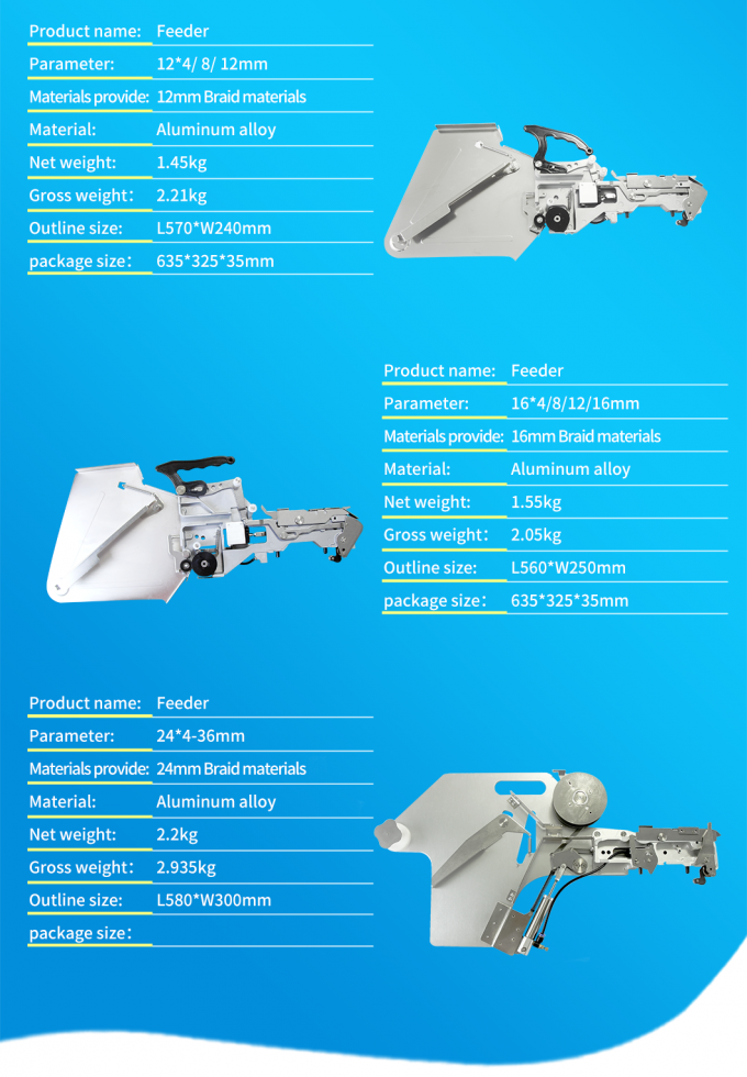 Standard Yamaha Pneumatic CL SMT Feeder 8mm 12mm 16mm 24mm Universal type