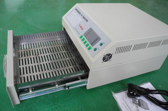 T962A With Exhaust Benchtop Reflow Oven 300*320mm 1500w IC Heater ...