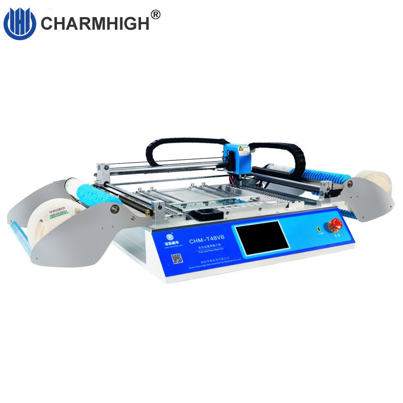 2 Heads 58 Feeders CHMT48VB Benchtop SMD Pick and Place Robot All in ...