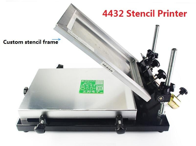 4432 320*440mm Manual Stencil Printer , Solder Paste Printer SMT ...