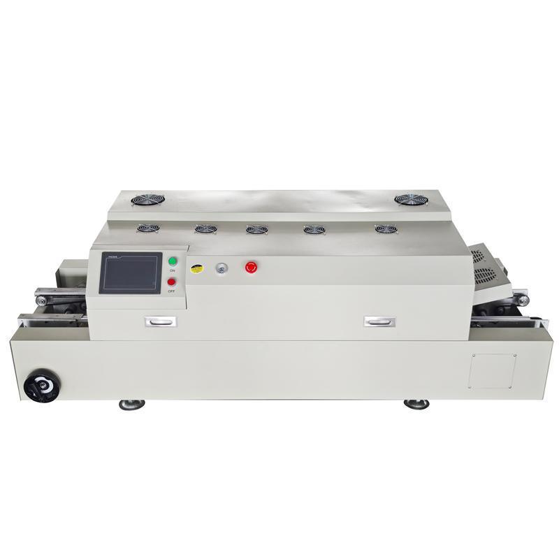 T981 Benchtop Chain Reflow Oven Lead-free 8-zone BGA Soldering Double ...