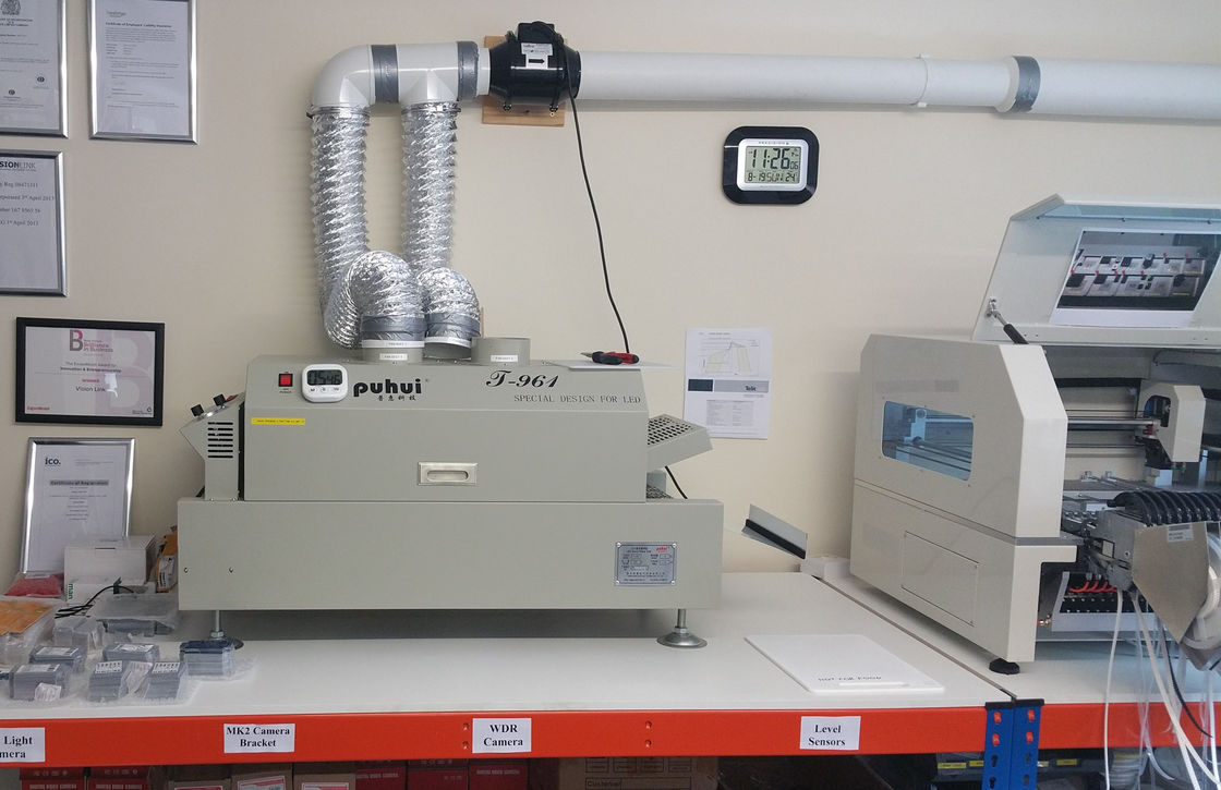 T961 Infrared Heating SMT Reflow Oven 3.5kw 230*730mm Soldering Oven ...